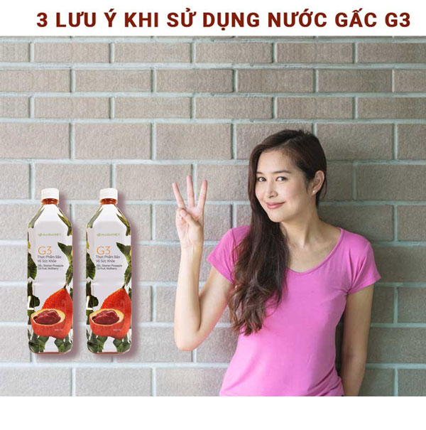 3 lưu ý về nước gấc G3 Nuskin bạn phải biết - Nubeauty