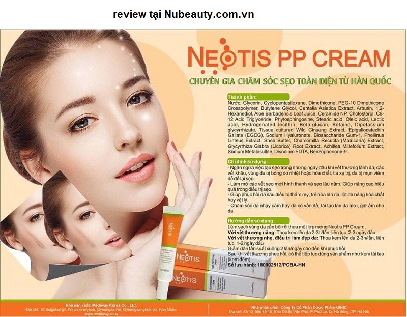 Review sản phẩm trị thâm Neotis có giúp da có hết sẹo?